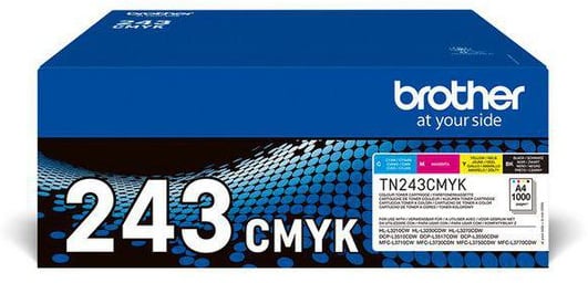 Toner BROTHER TN243CMYK 4x1K 4/fp, endast 1 880 kr