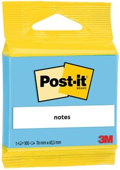 Post-it blå 63,5x76 100sh, endast 53 kr på Kontorsgiganten.se