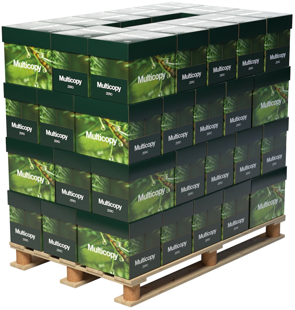 Kopieringspapper Multicopy Zero A4 80g, hålat, 500/fp, endast 90 kr