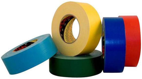 Tejp Textil Plastbelagd Gul, 25mm x 50m, endast 272 kr